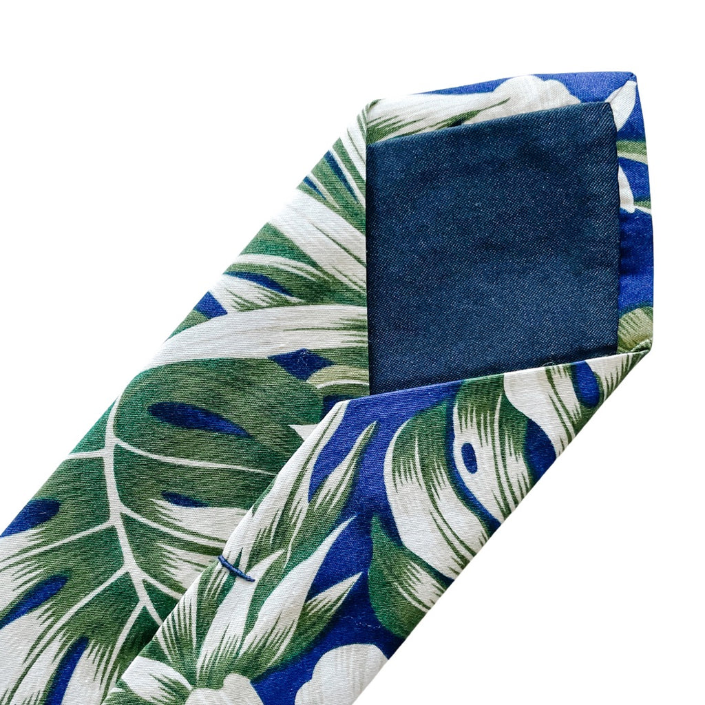 Blue Hawaiian Print Tie – Lord Wallington